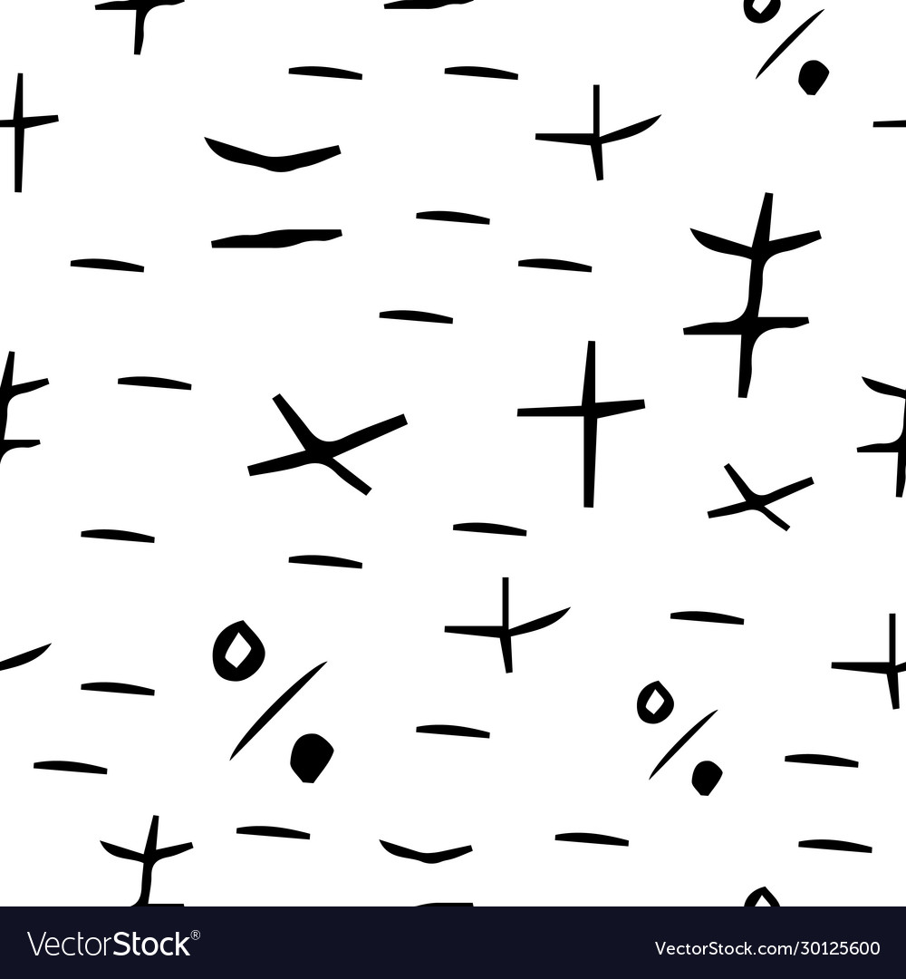 Mathematics geometric seamless pattern background Vector Image