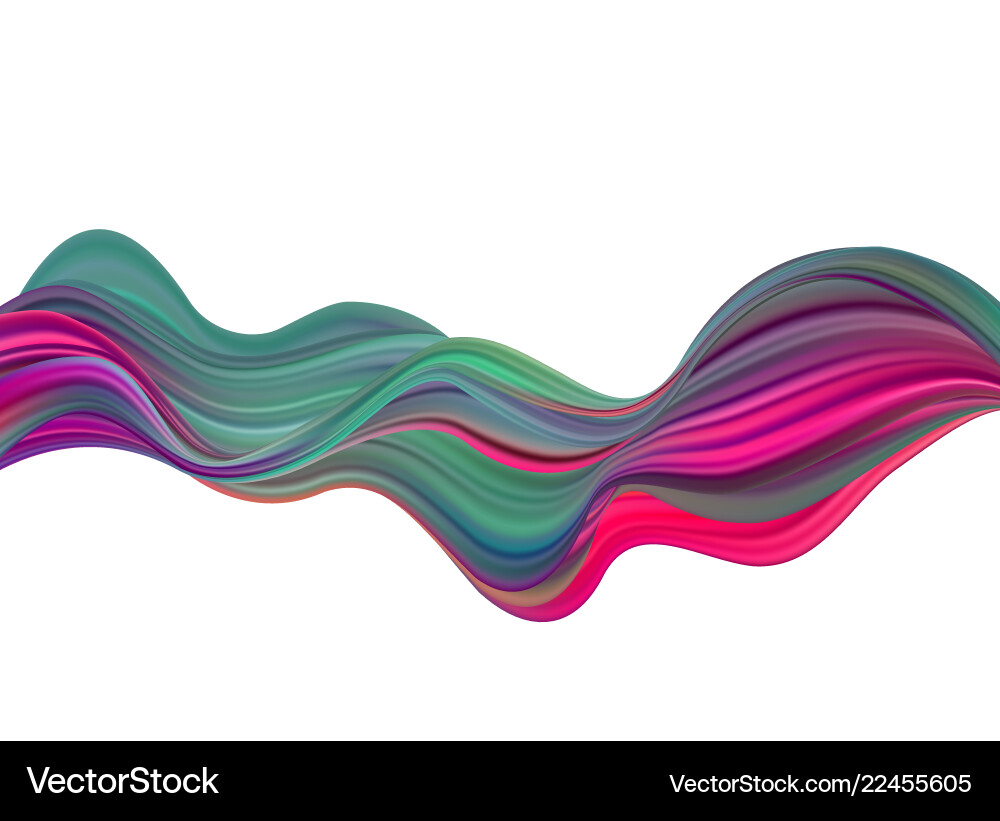 Abstract colorful background color flow Royalty Free Vector
