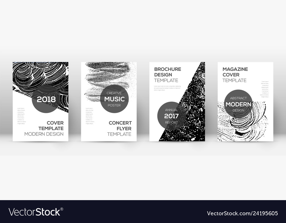 Cover page design template modern brochure layout Vector Image