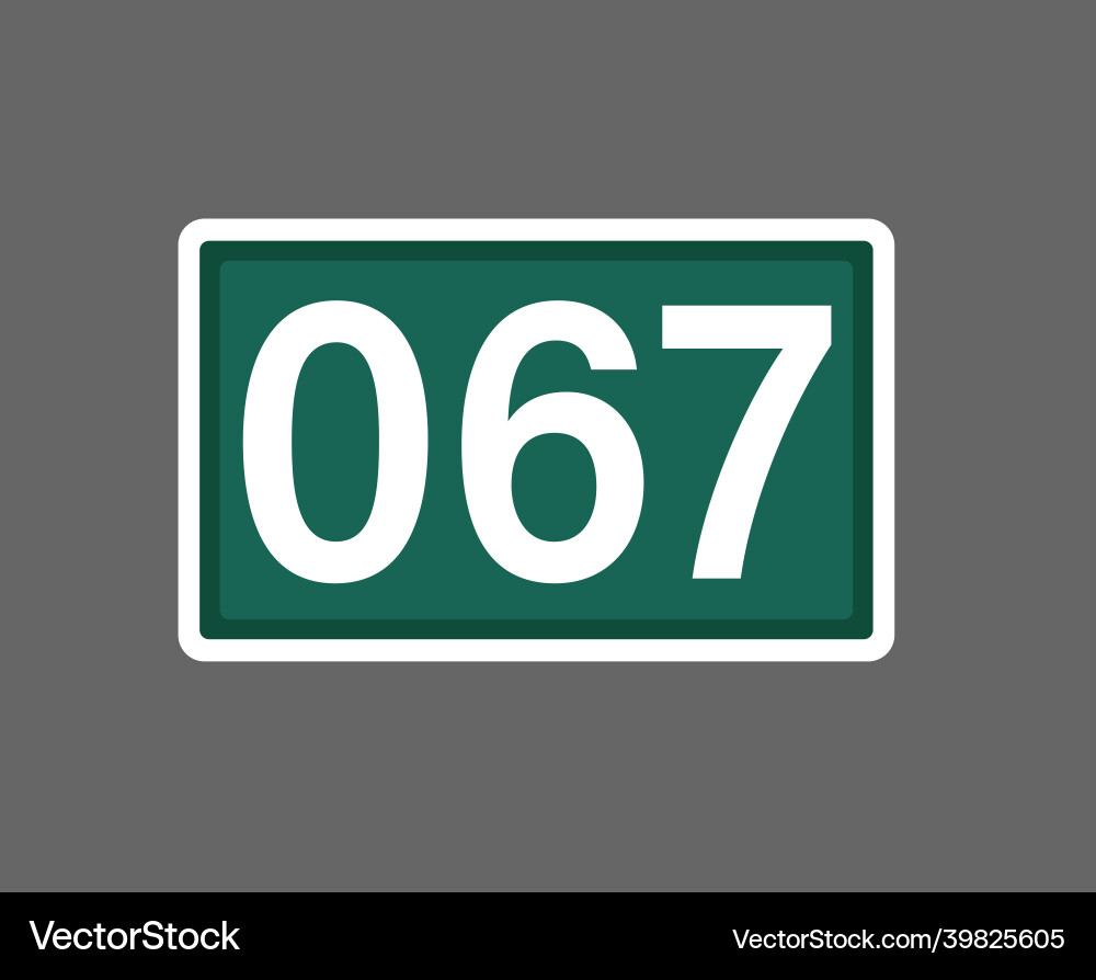 Squid Game Player 067 - Green Outfit Royalty Free Vector
