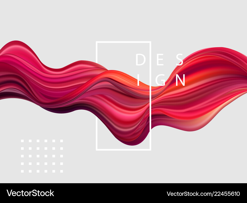 Abstract colorful background color flow Royalty Free Vector