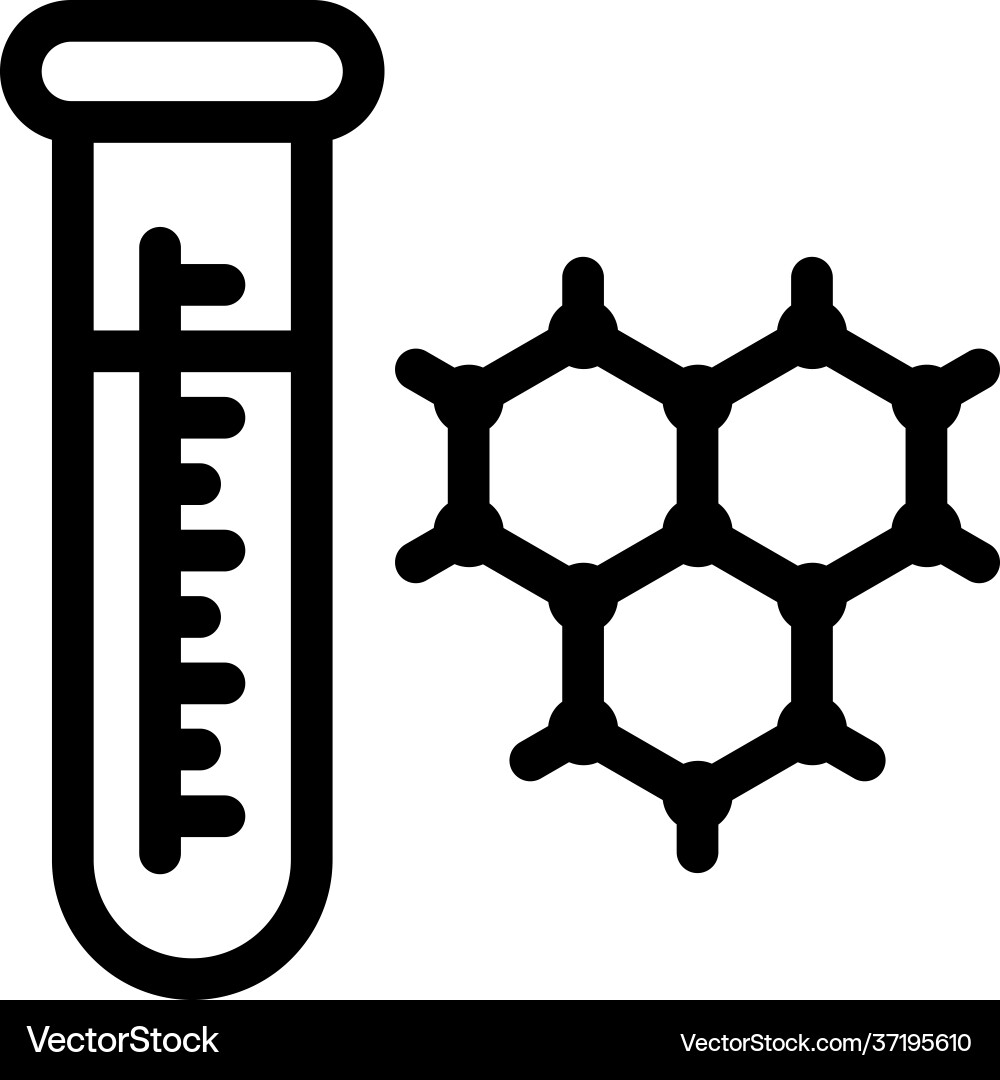 Chemical tube Royalty Free Vector Image - VectorStock