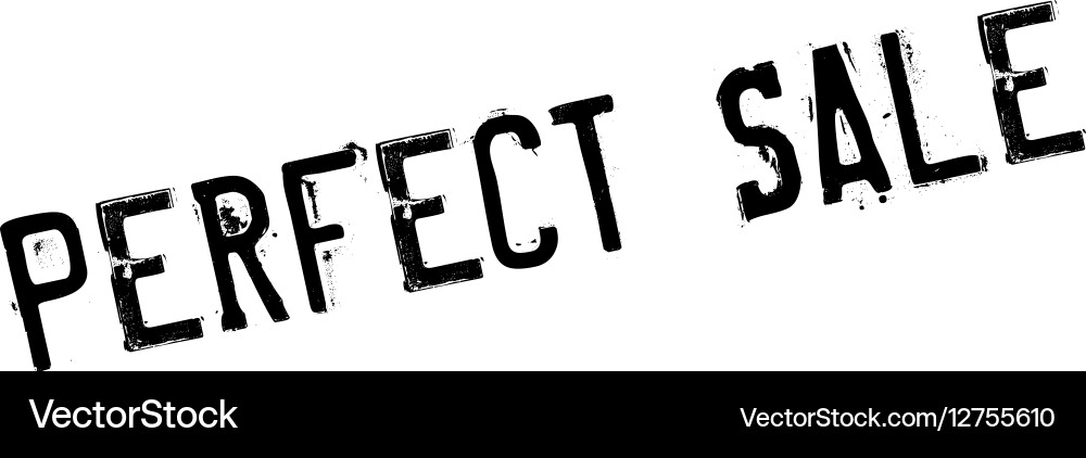 Perfect sale rubber stamp Royalty Free Vector Image