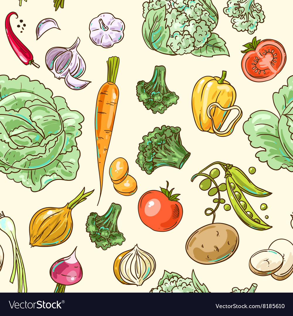 Vegetables Royalty Free Vector Image - VectorStock