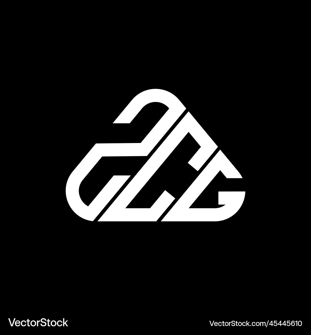 Zcg letter logo creative design with graphic Vector Image