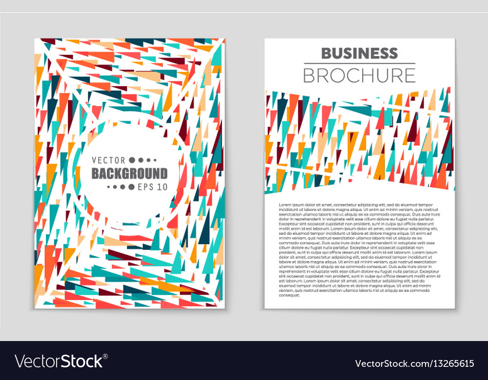 Abstract layout background set for art Royalty Free Vector