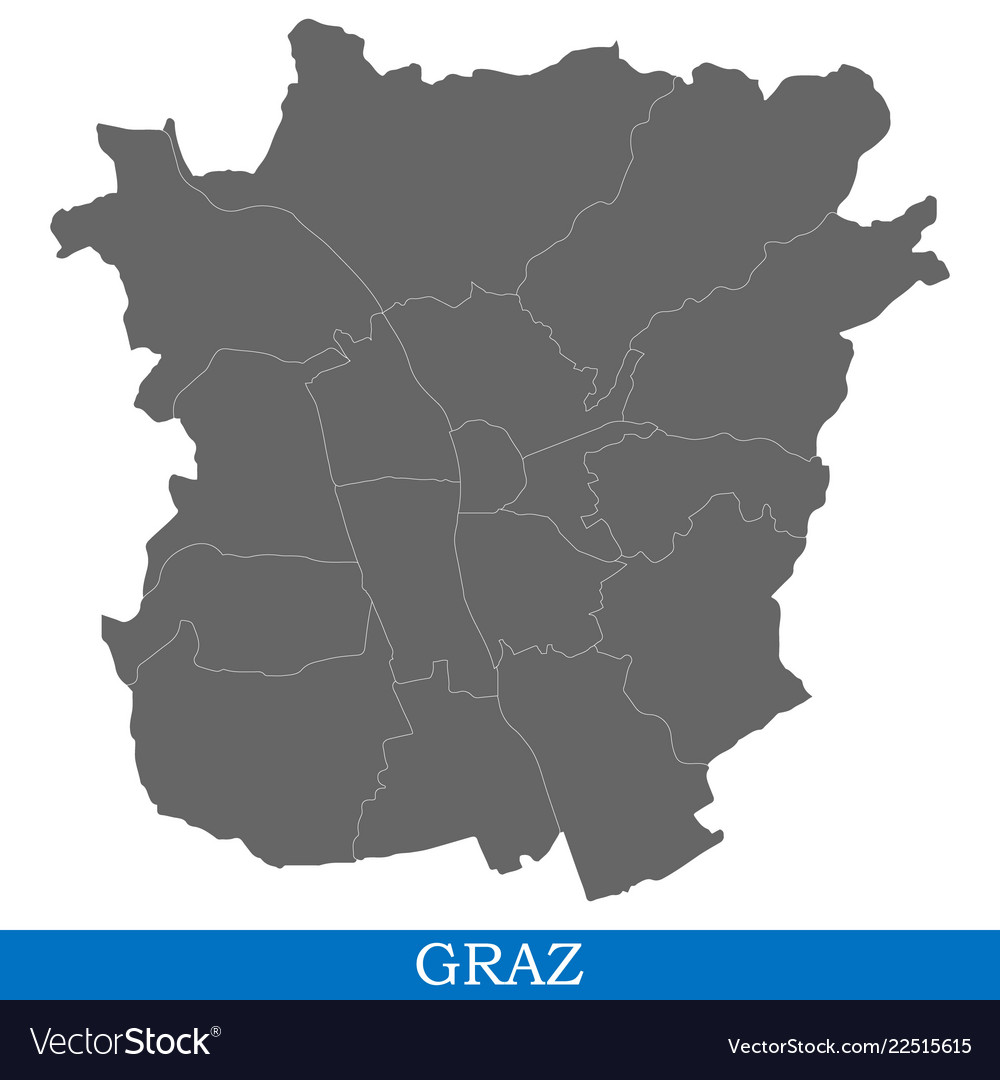 High quality map city Royalty Free Vector Image