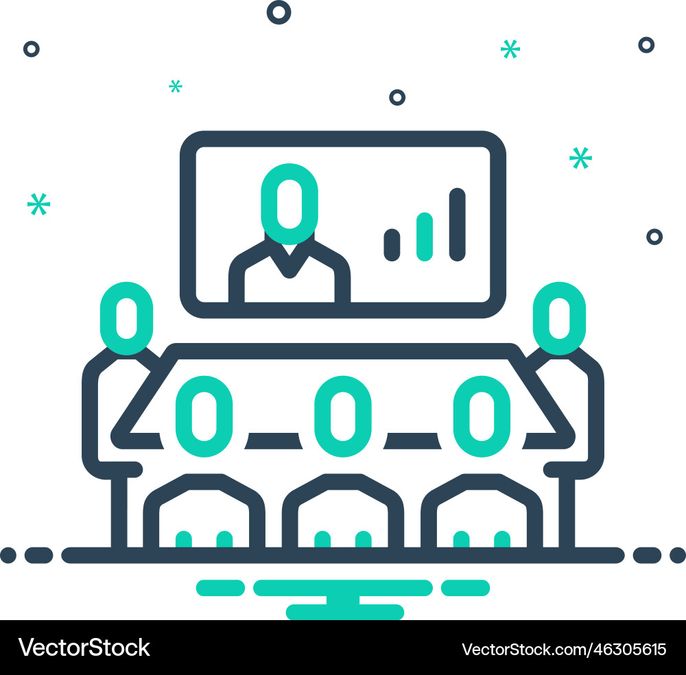Meeting Royalty Free Vector Image - VectorStock