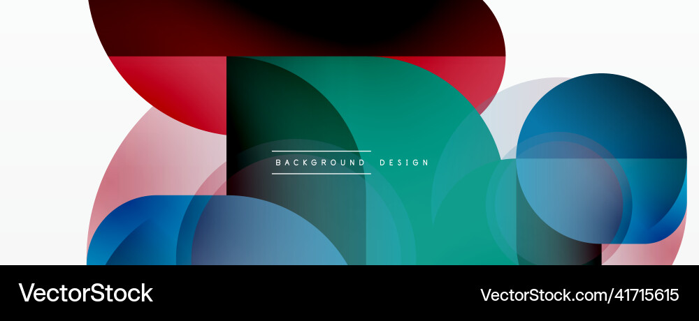 Round triangle shapes lines and circles geometric Vector Image