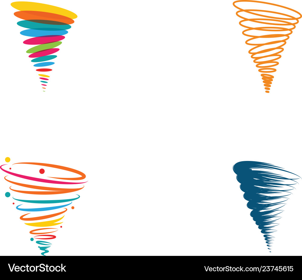 Tornado symbol Royalty Free Vector Image - VectorStock