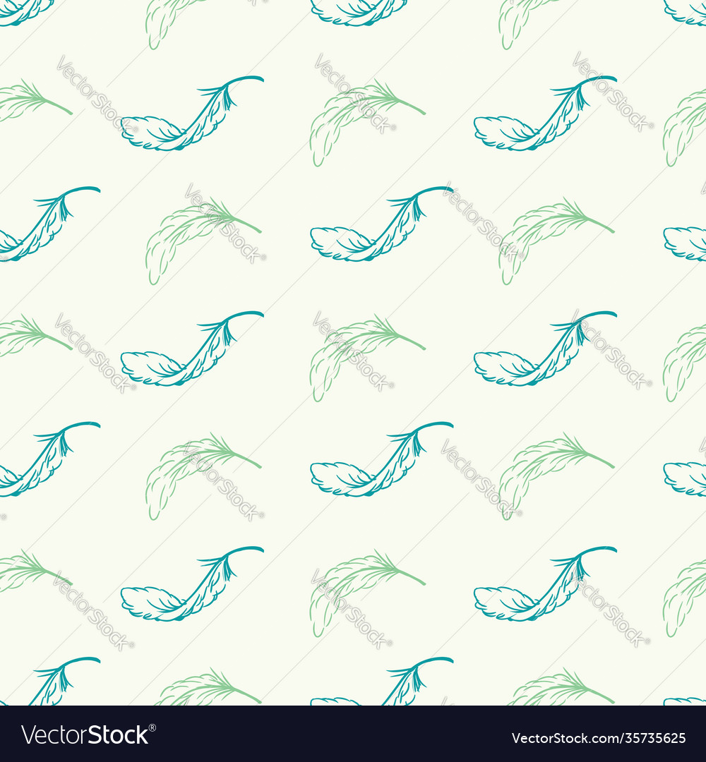 Abstract repeat background pattern with green Vector Image