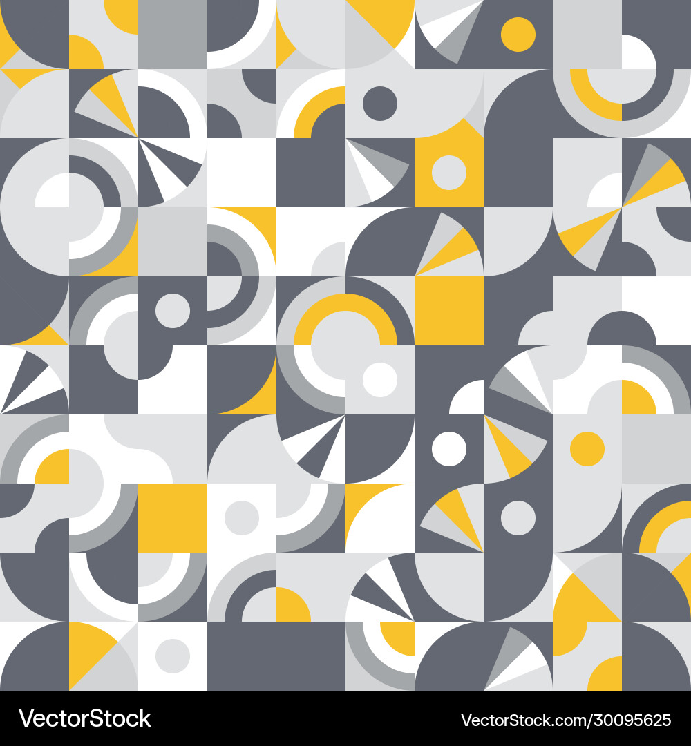 Super modern and vibrant geometric seamless Vector Image