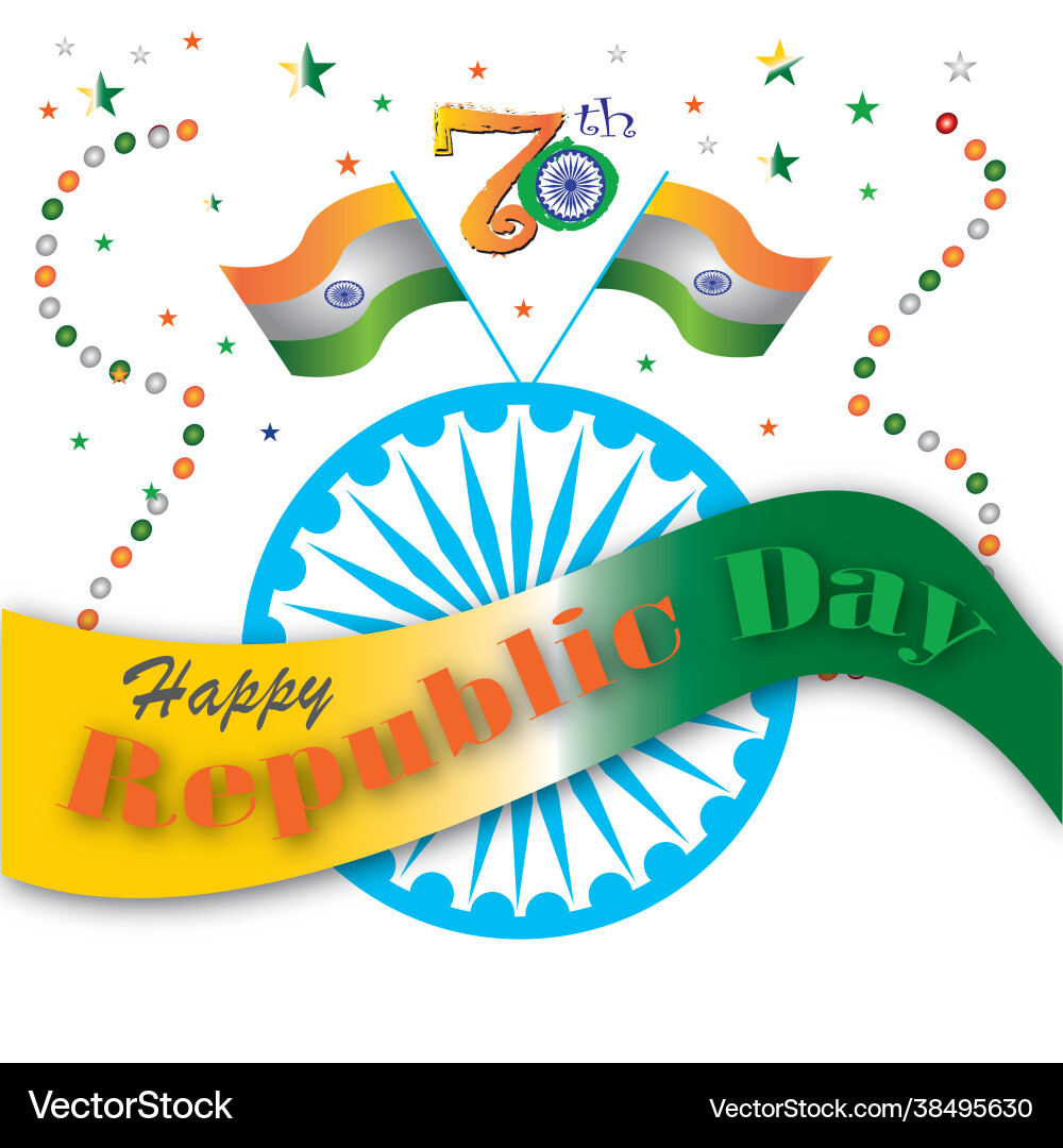 Republic day png Royalty Free Vector Image - VectorStock