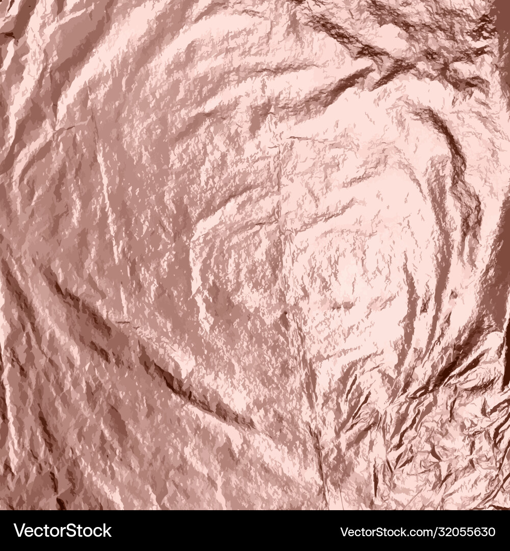 Rose gold metallic background with shine Vector Image