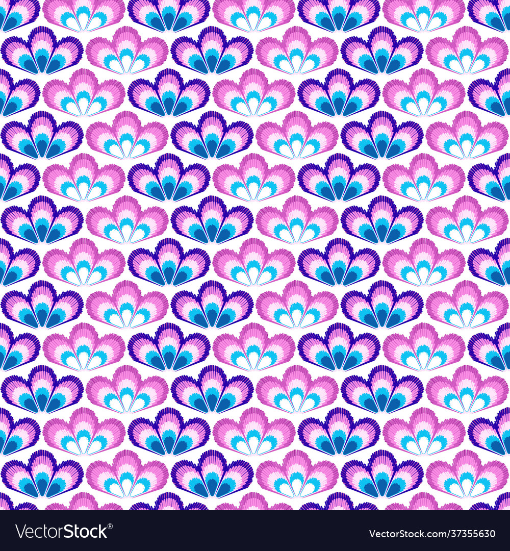 Seamless background with simple elements Vector Image