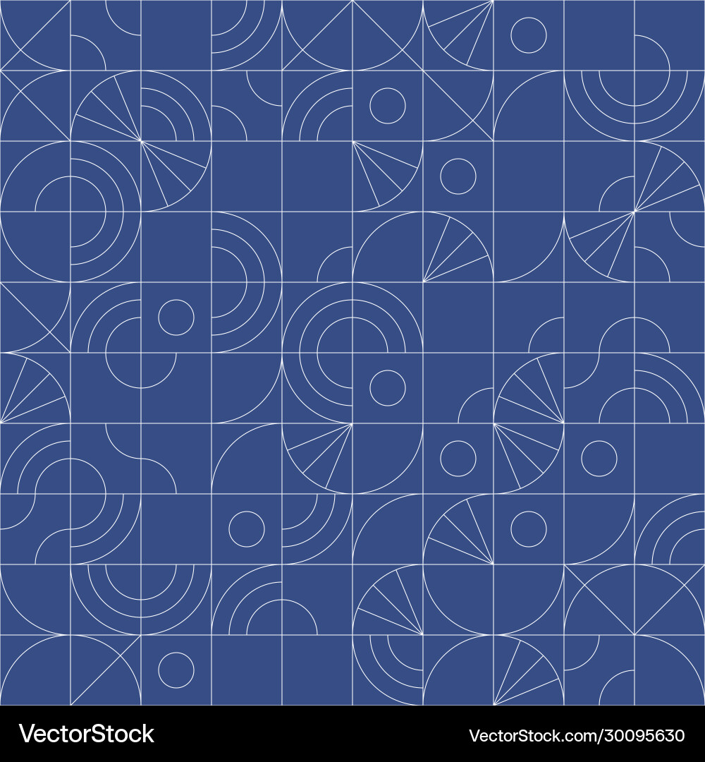 Super modern and vibrant geometric seamless Vector Image