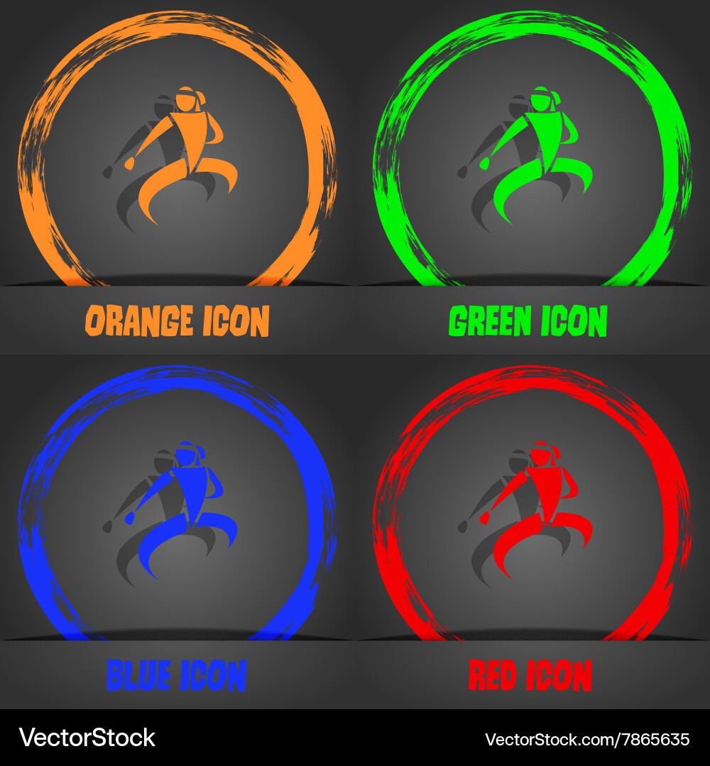Karate kick icon fashionable modern style Vector Image
