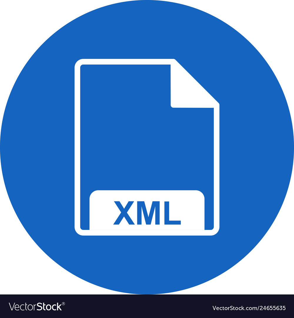 Xml icon Royalty Free Vector Image - VectorStock