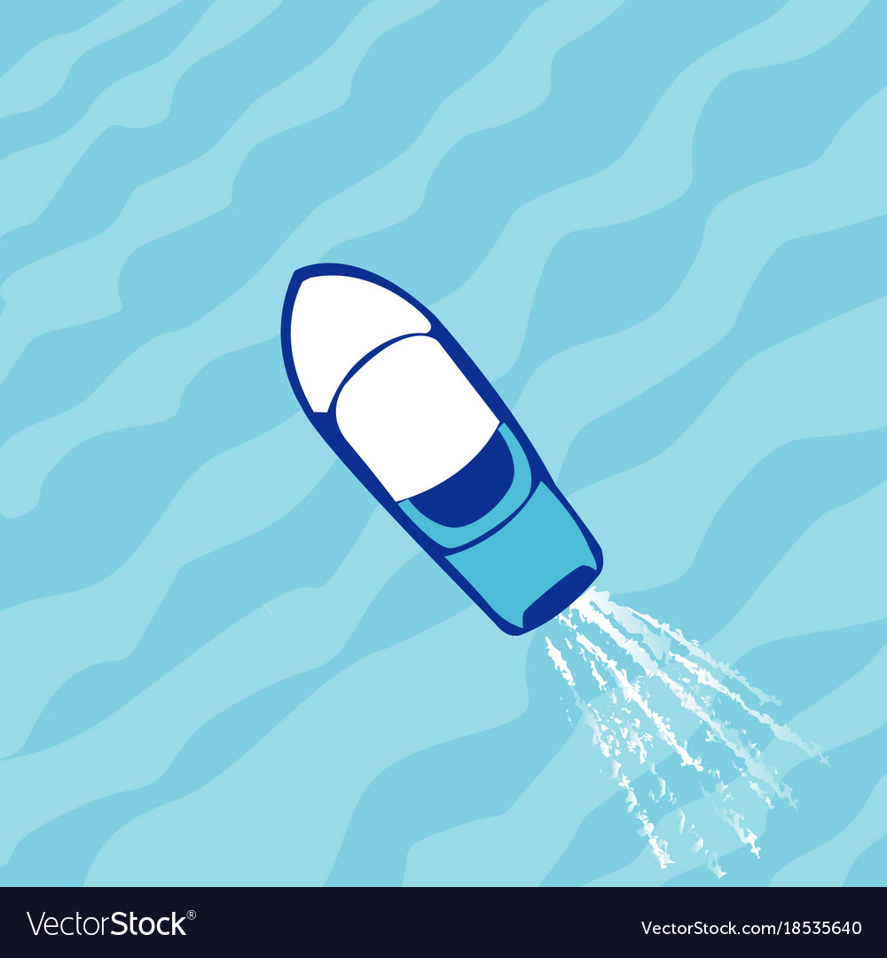 Aerial view a boat Royalty Free Vector Image - VectorStock Aerial view a boat Royalty Free Vector Image - VectorStock