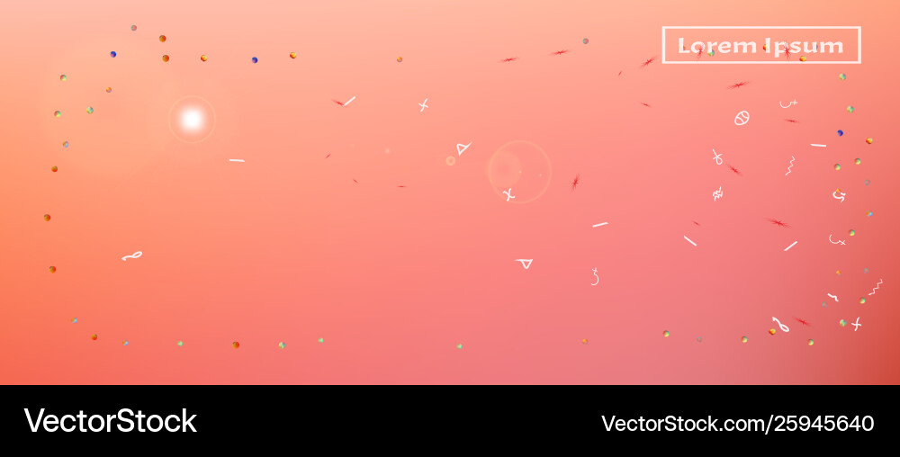 Funny abstract ultra wide space background Vector Image