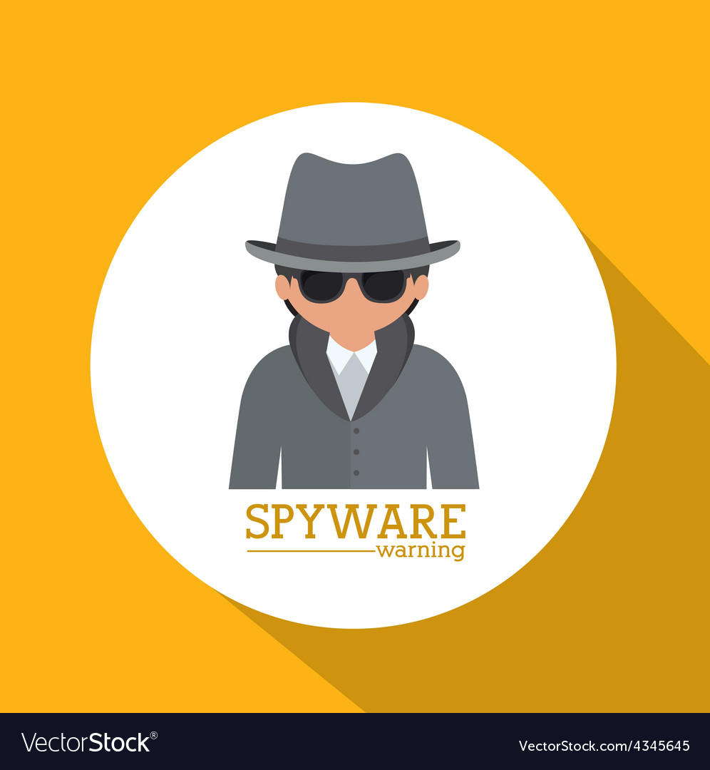 Computer worm design Royalty Free Vector Image