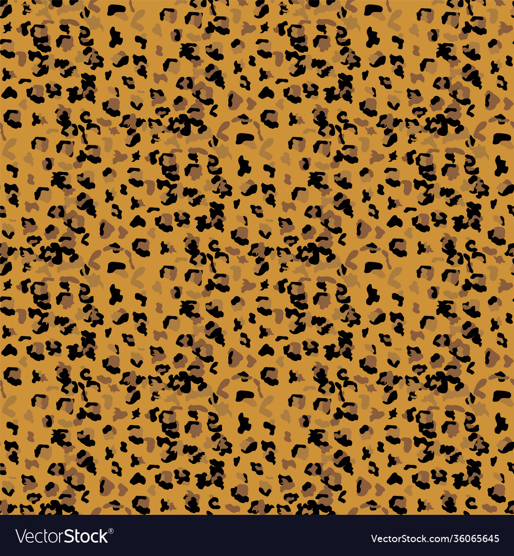 Fashionable leopard seamless pattern stylized Vector Image