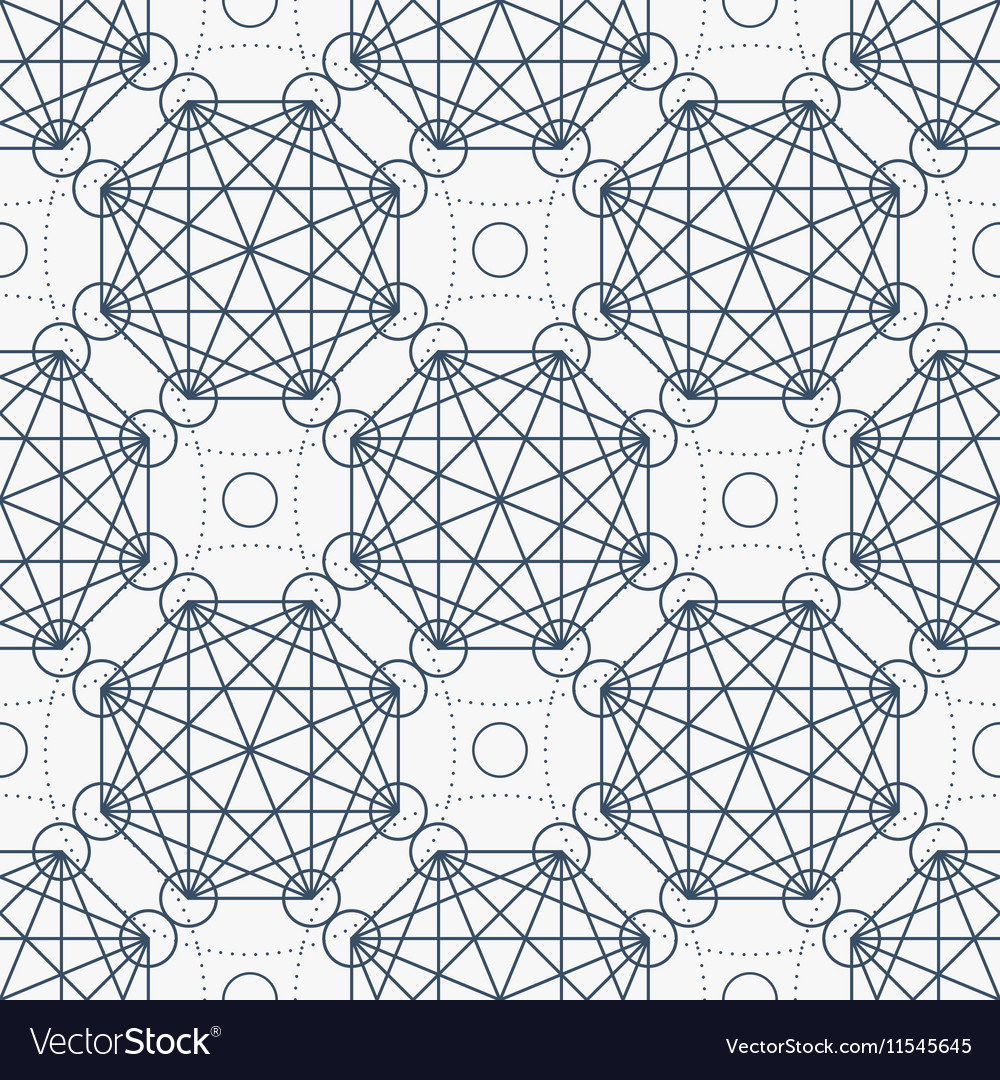 Geometry seamless pattern Royalty Free Vector Image