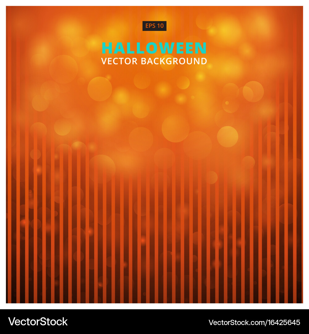 Halloween vertical lines striped with bokeh Vector Image