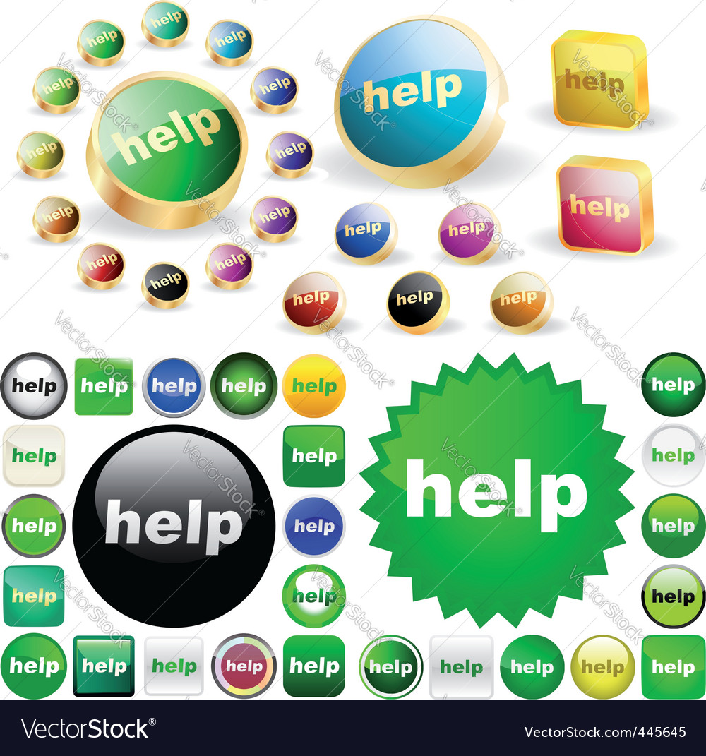 Help Royalty Free Vector Image - VectorStock