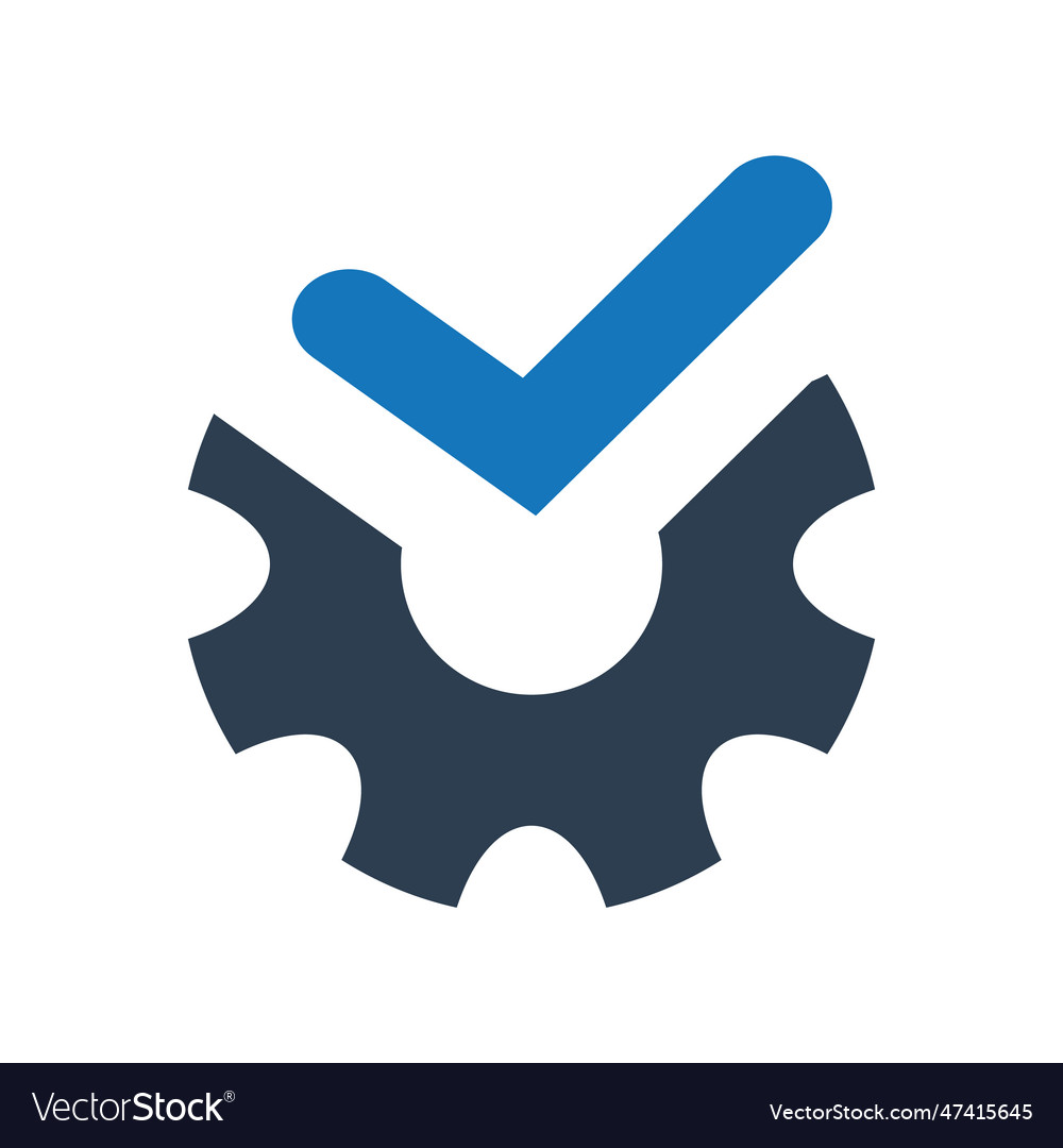 Solution option and technical support icon Vector Image