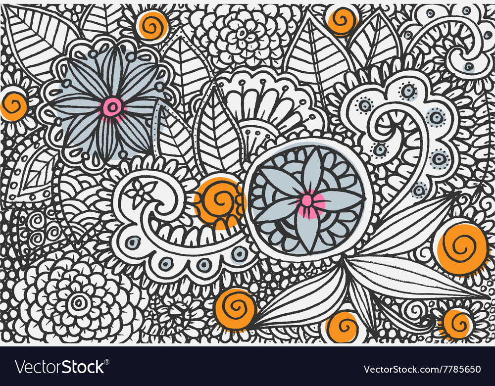 Doodle pattern Royalty Free Vector Image - VectorStock
