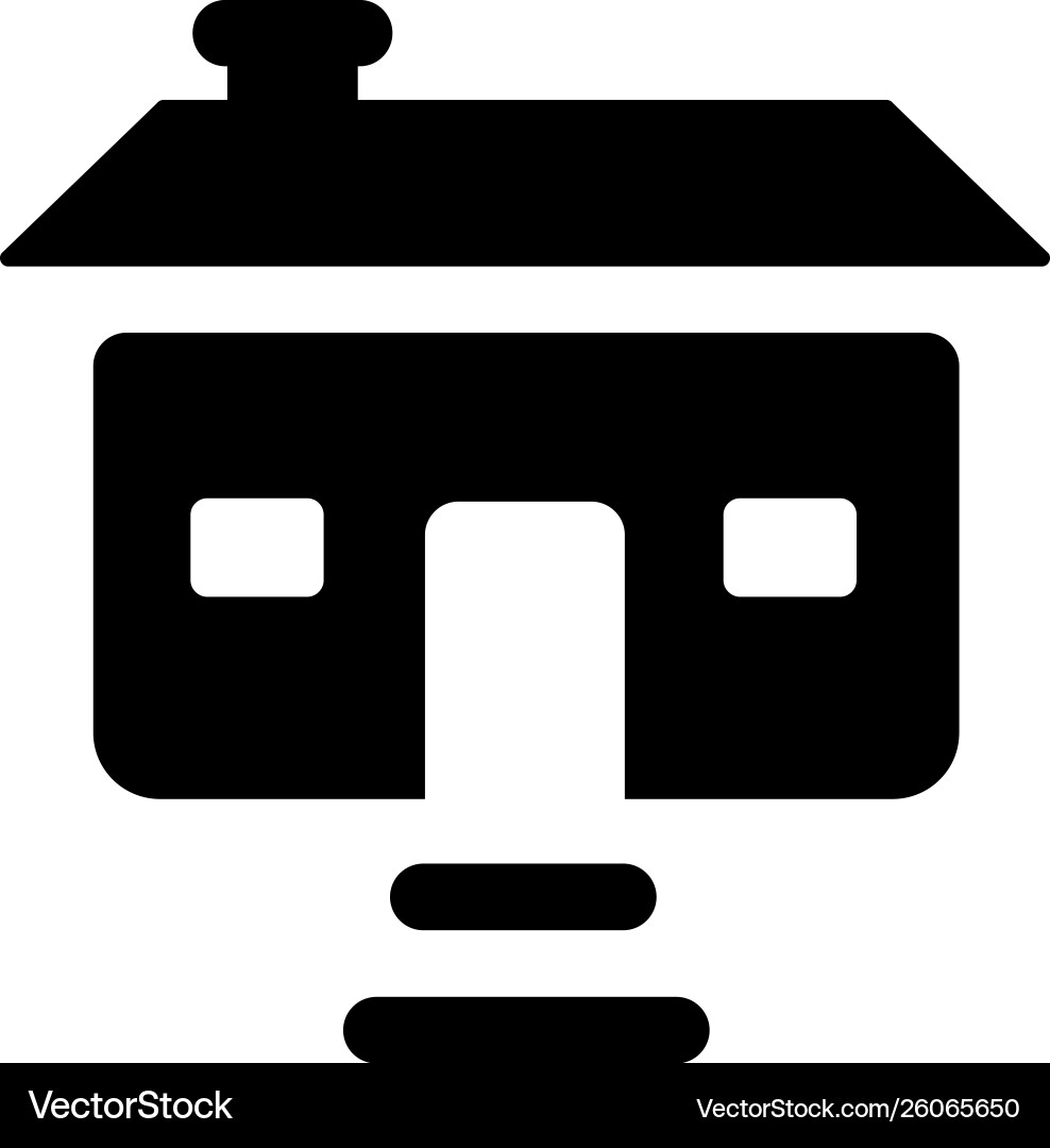 Home residential building Royalty Free Vector Image