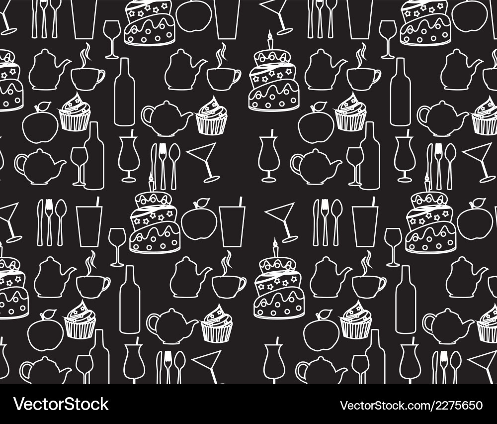 Restaurant design elements Royalty Free Vector Image