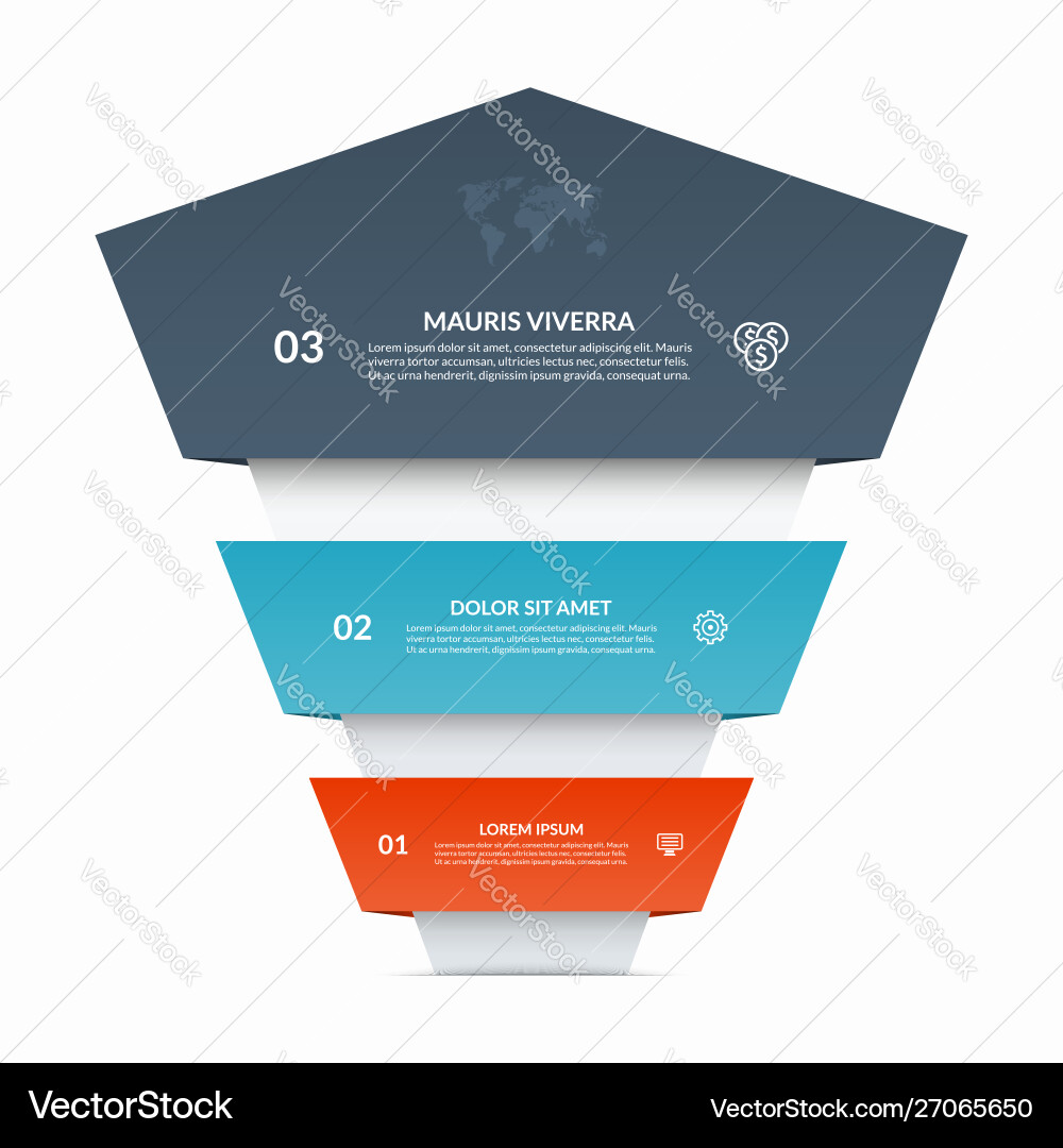Up arrow infographic banner Royalty Free Vector Image