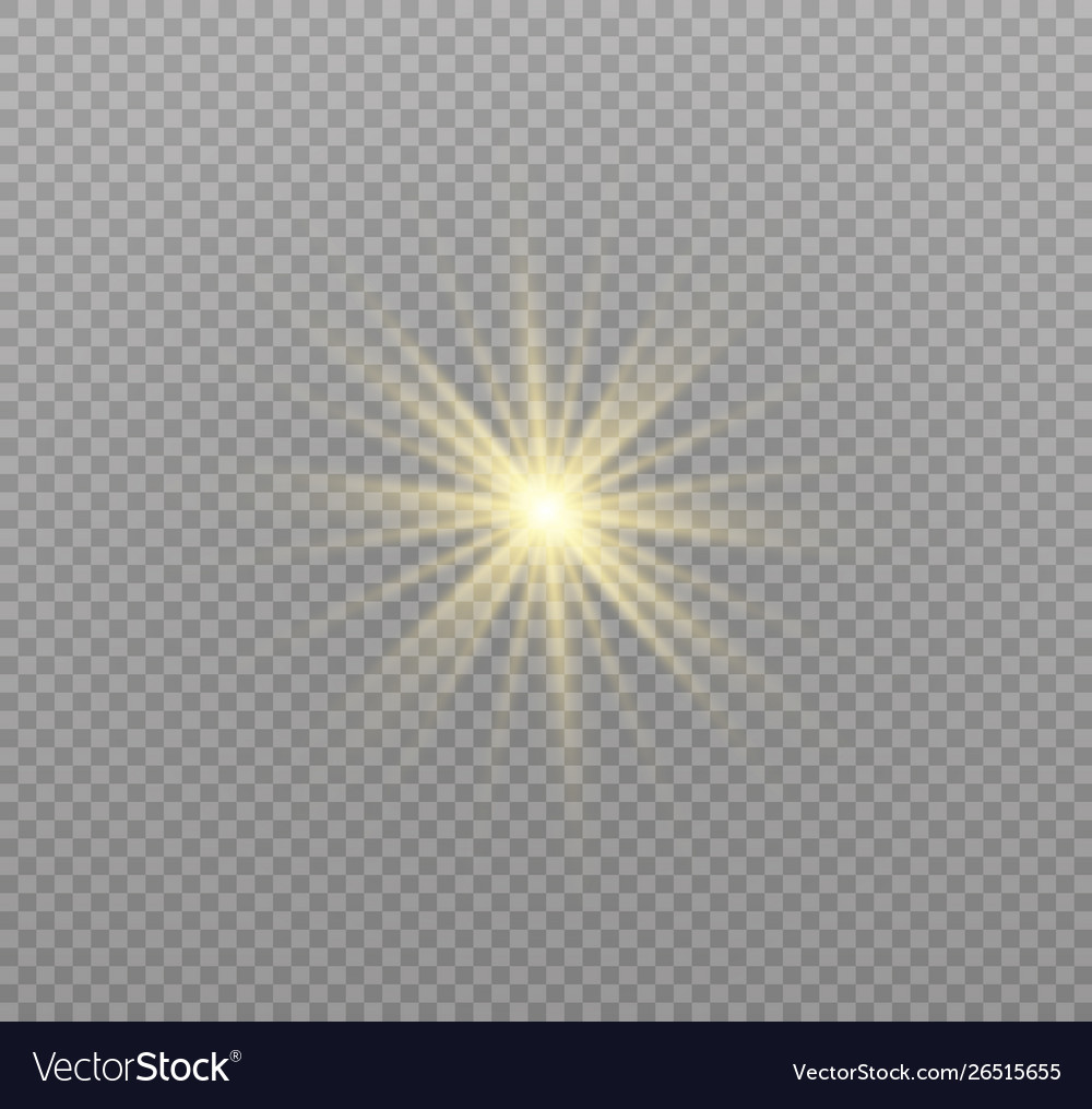 Bright star flash Royalty Free Vector Image - VectorStock
