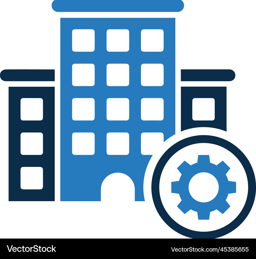 Company organization management icon Royalty Free Vector