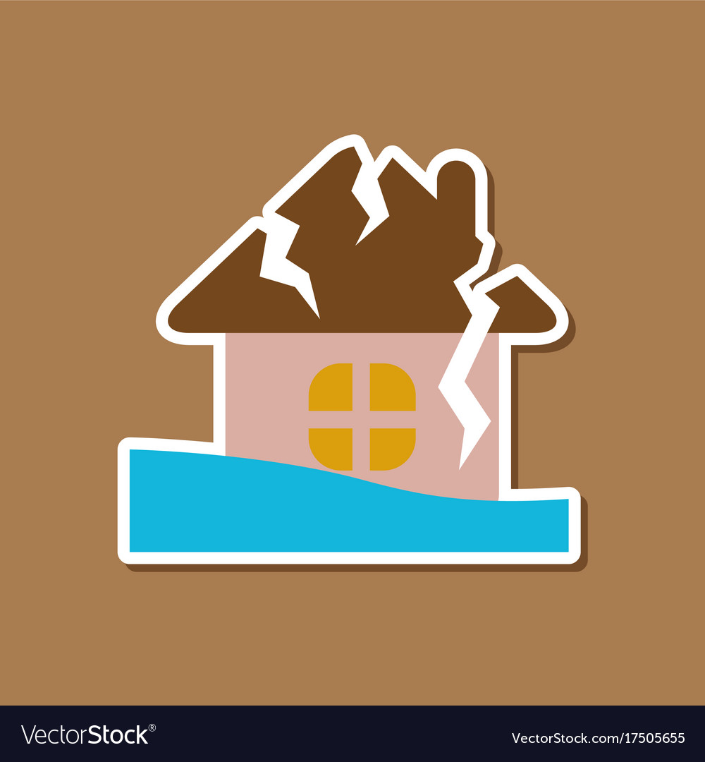 Paper Sticker On Stylish Background Nature Vector Image