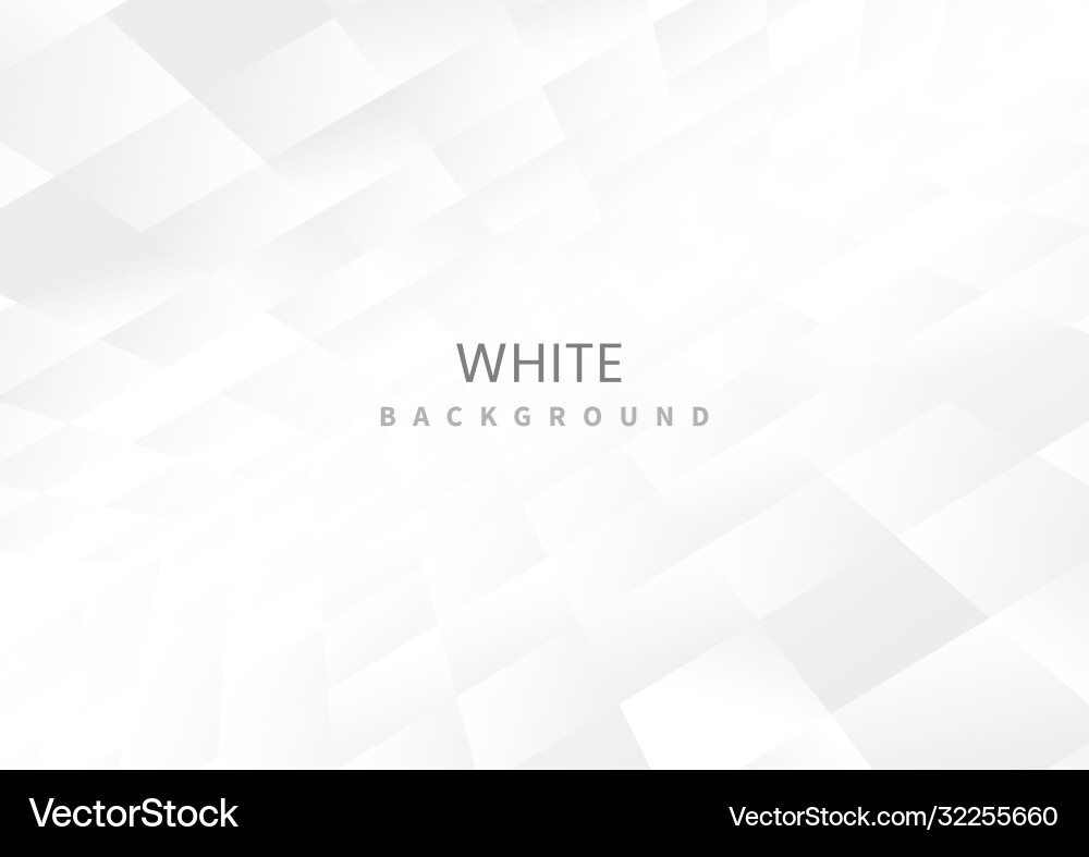 Abstract square perspective white background Vector Image
