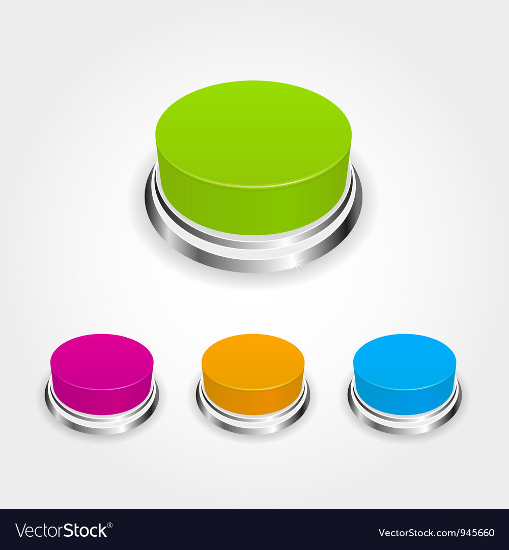 Buttons Royalty Free Vector Image - VectorStock