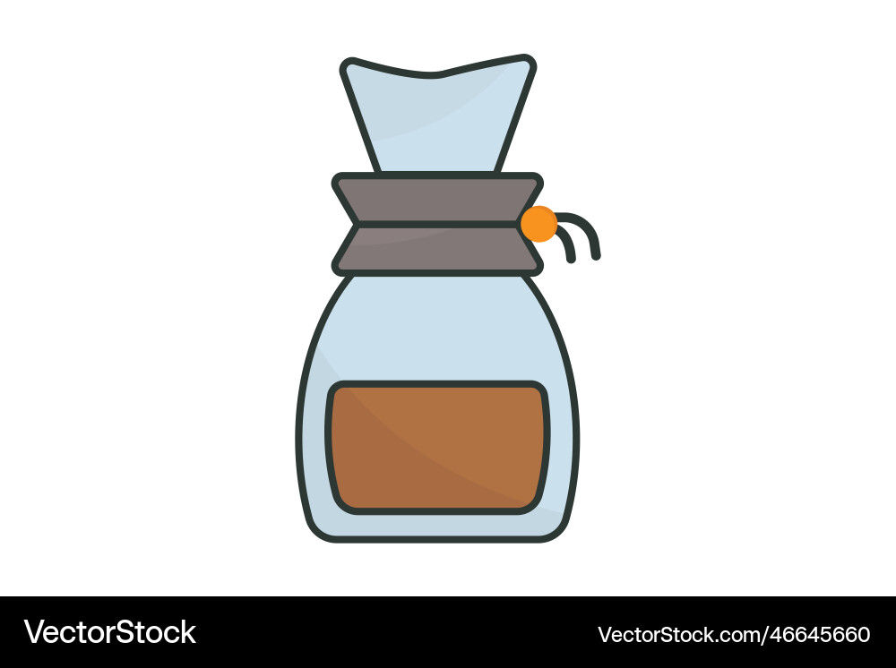 Chemex icon icon related to coffee element Vector Image