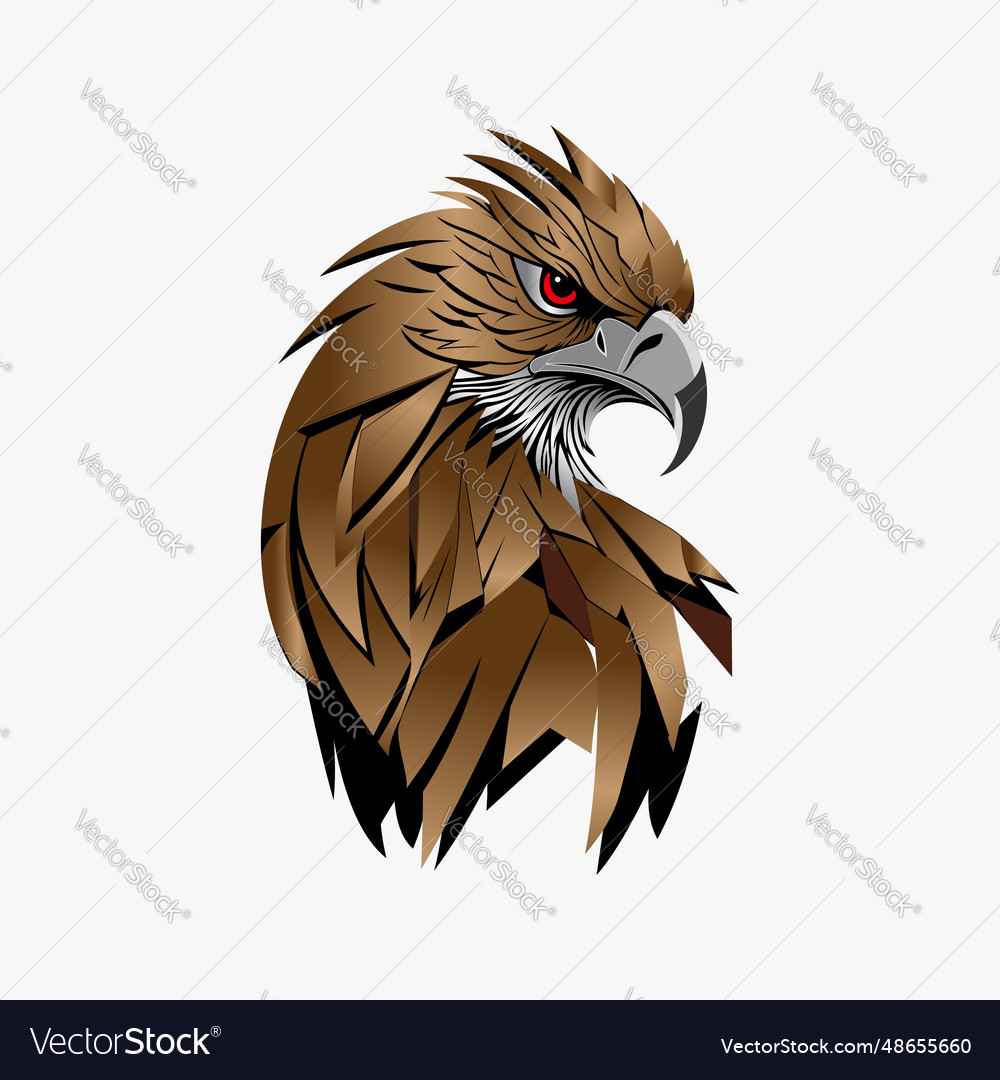 Eagle head mascot logo template Royalty Free Vector Image Eagle head mascot logo template Royalty Free Vector Image