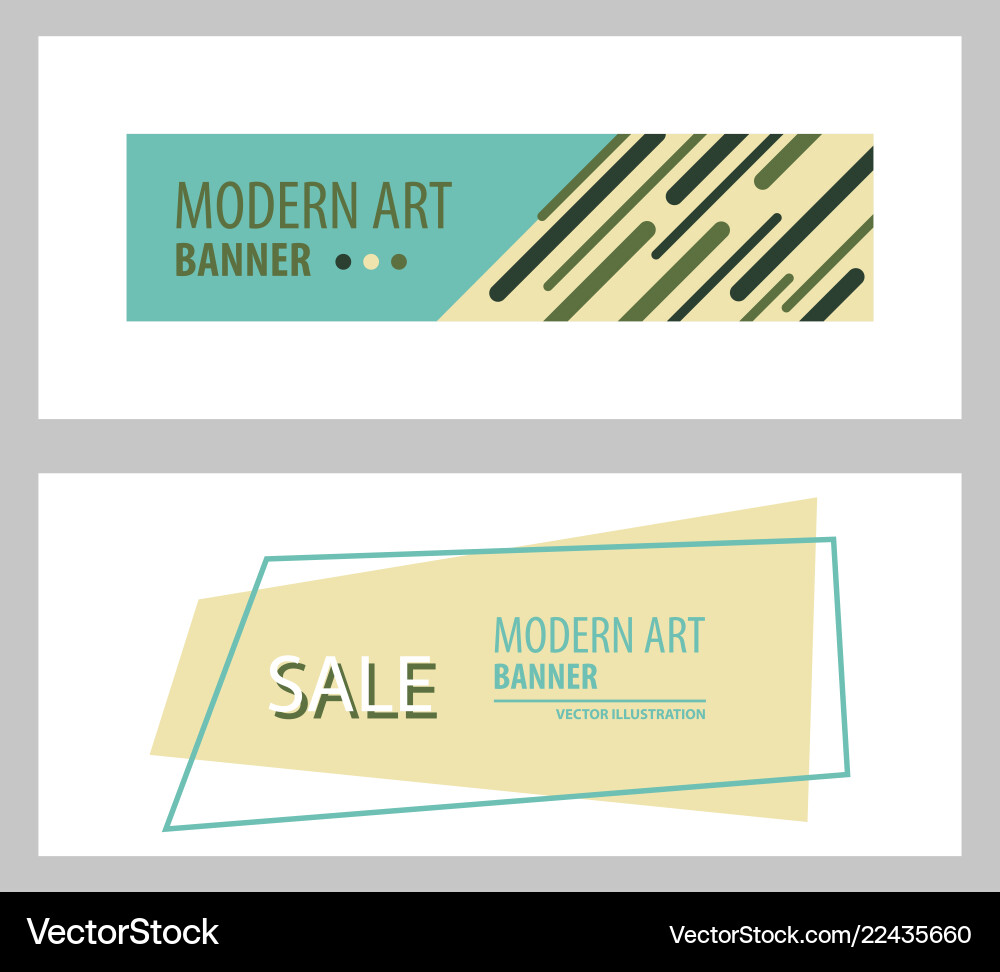 Modern Promotion Ribbon Set Royalty Free Vector Image
