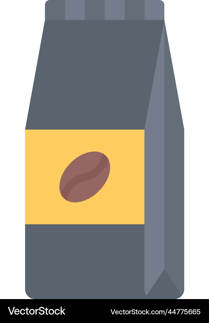 Coffee bag icon shop related Royalty Free Vector Image