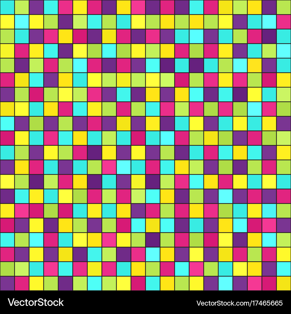 Square pattern mottled seamless background Vector Image