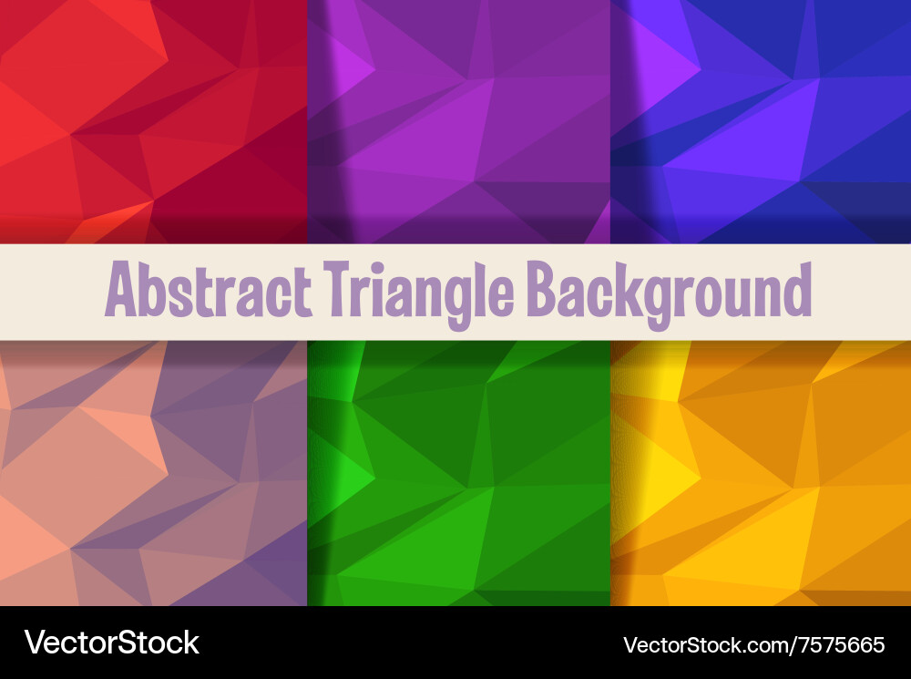 Triangle background pattern Royalty Free Vector Image