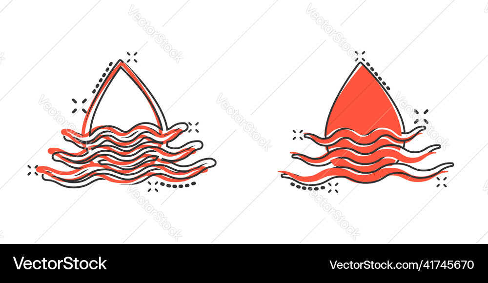 Water drop icon in comic style liquid cartoon Vector Image