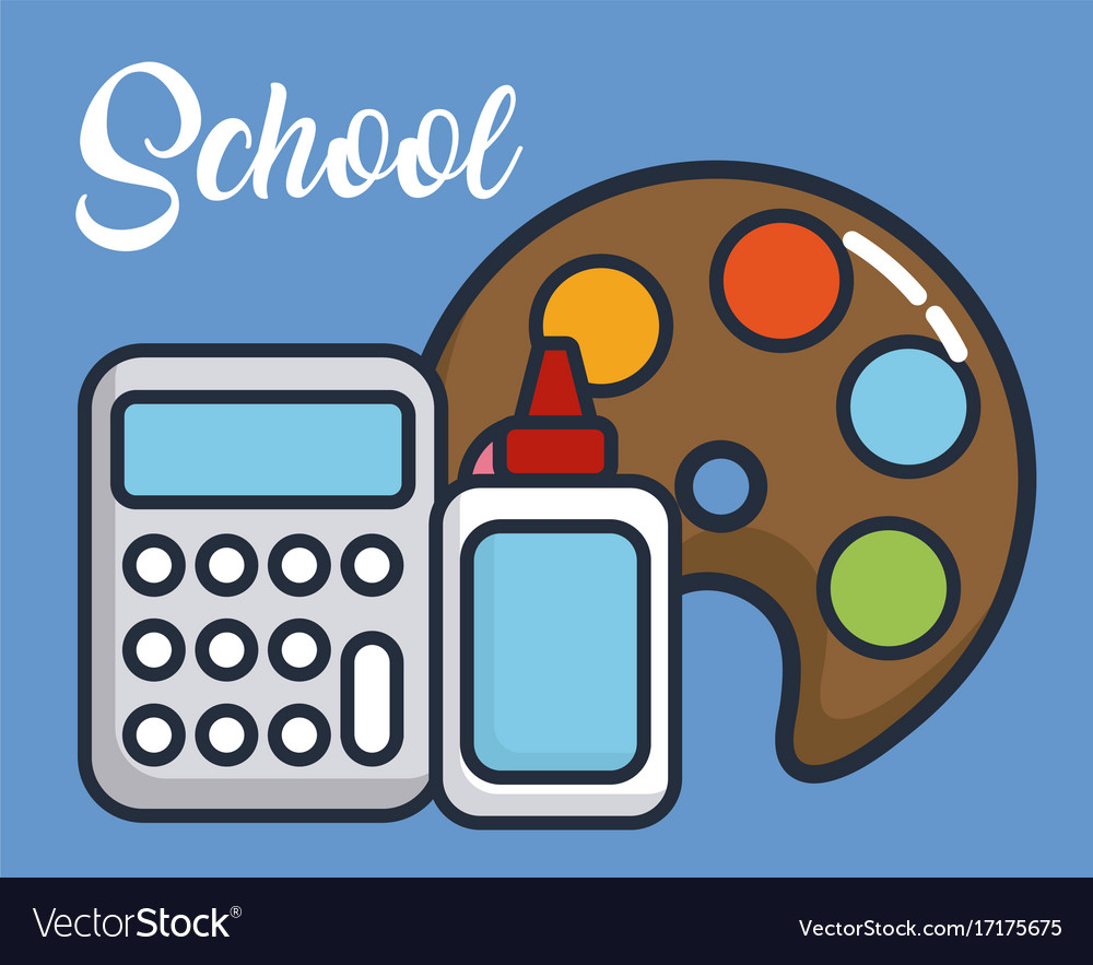 School elements design Royalty Free Vector Image
