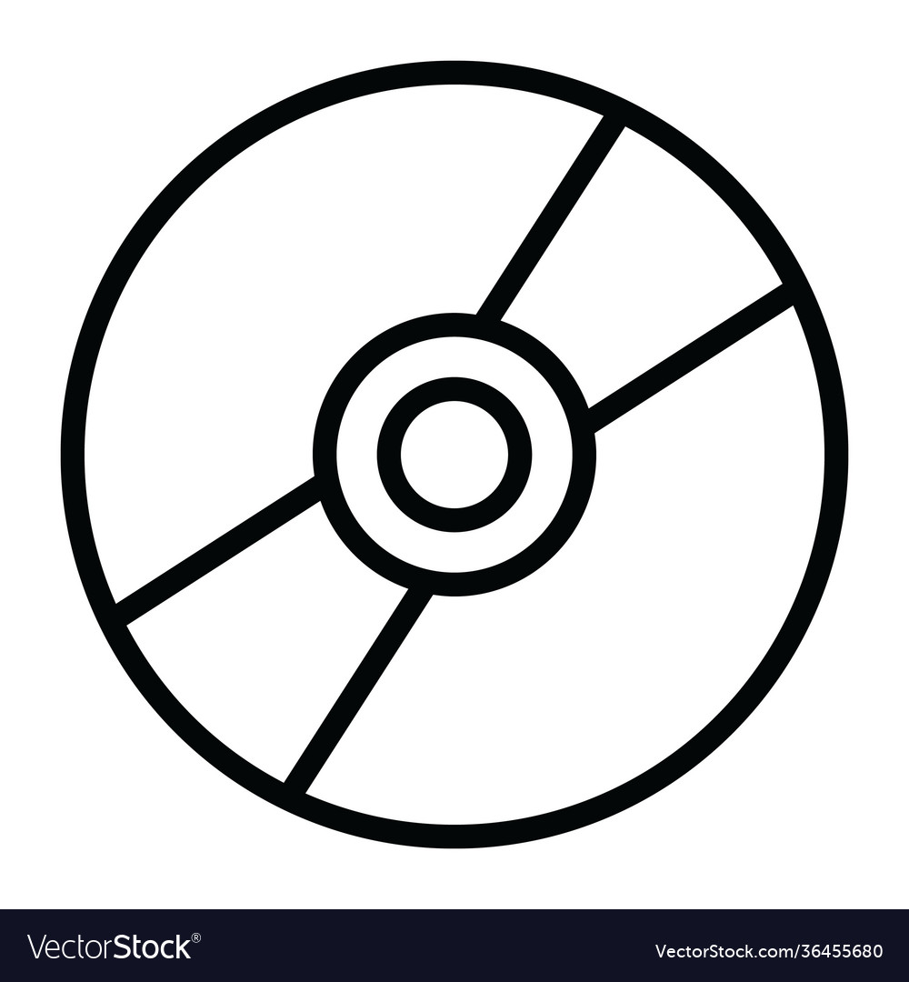 Compact disc Royalty Free Vector Image - VectorStock