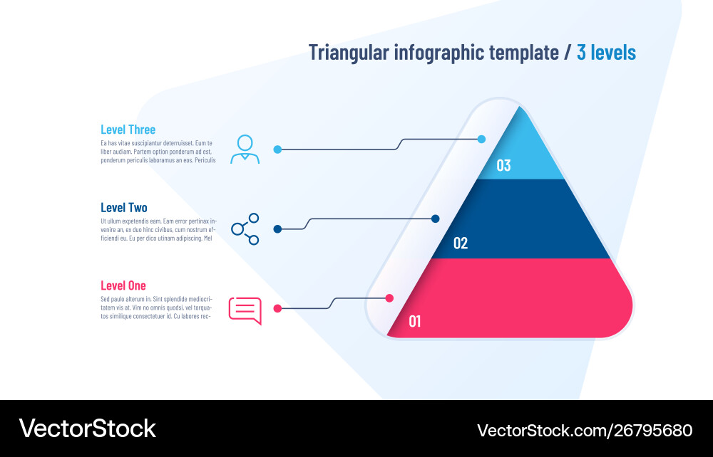 Infographic template in shape of Royalty Free Vector Image