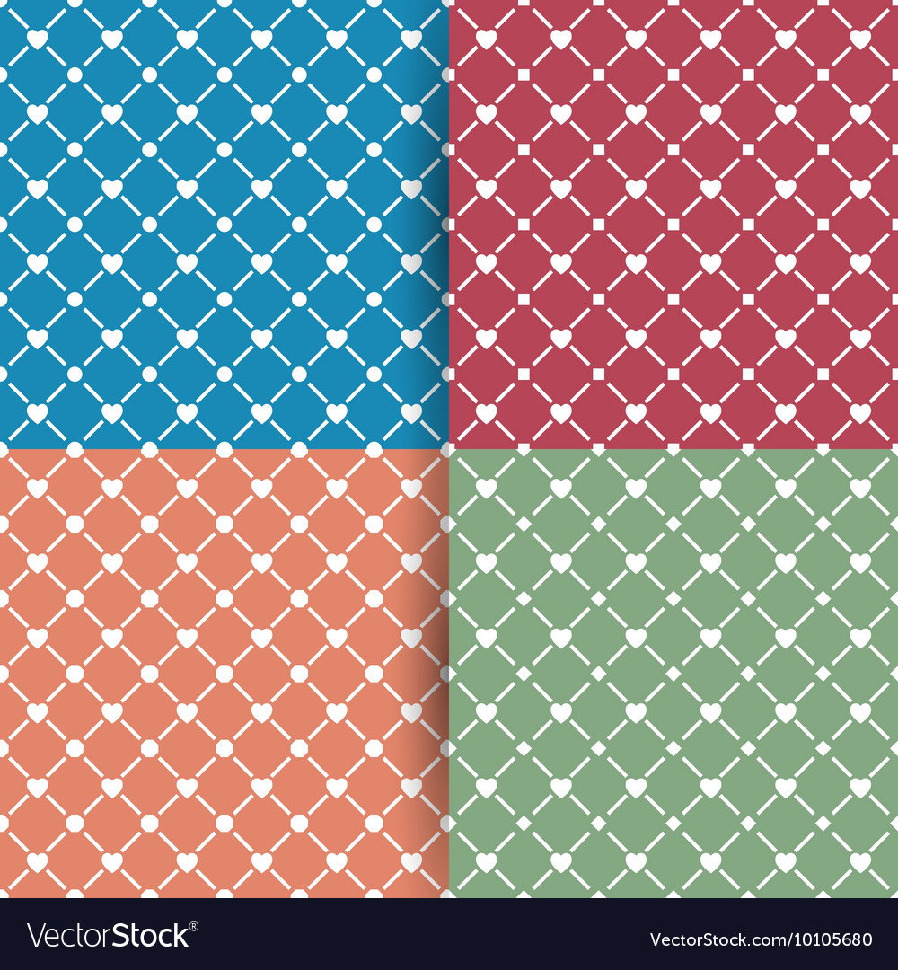 Set of seamless pattern Royalty Free Vector Image